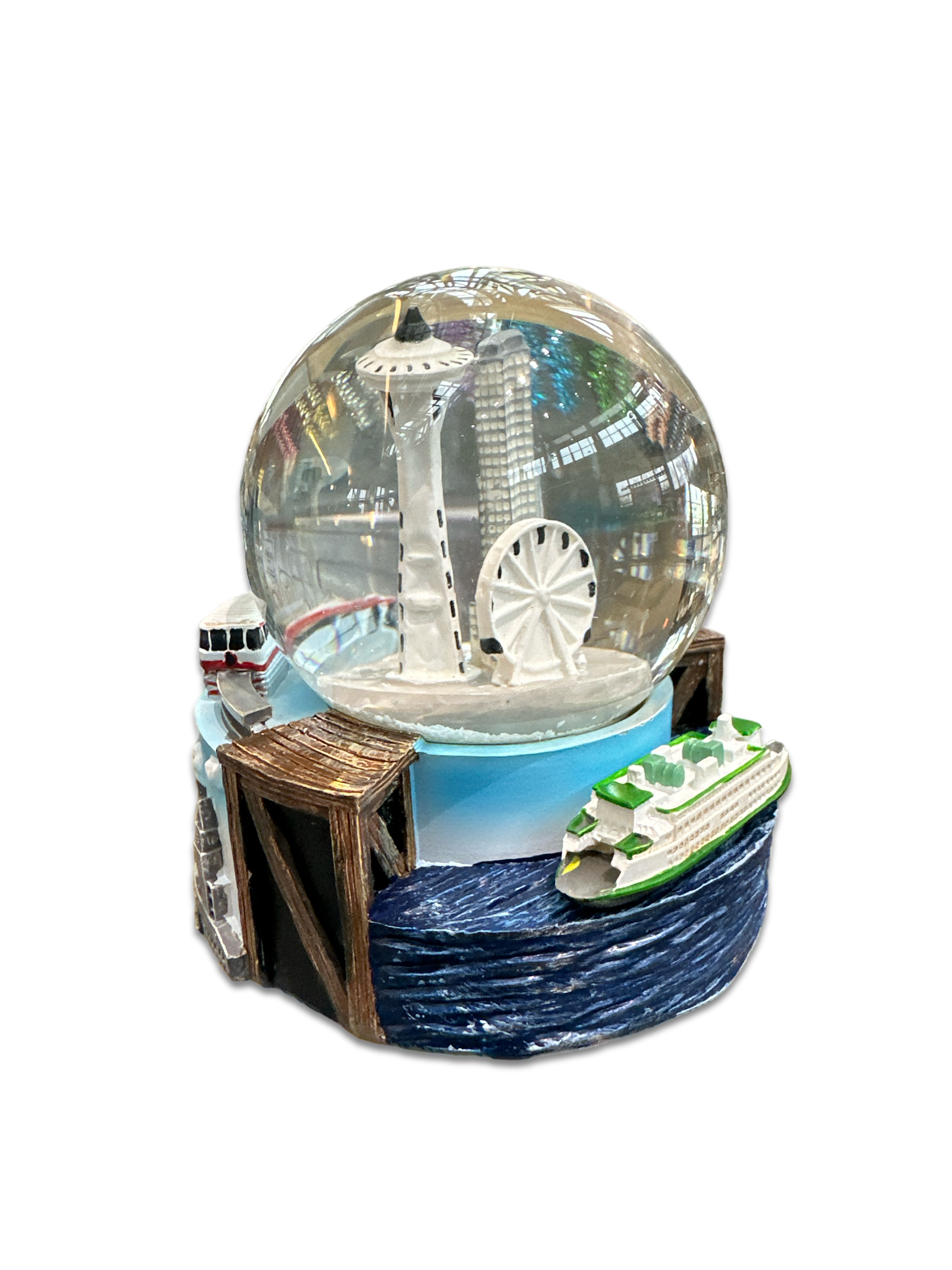 Seattle Waterfront Snow Globe – SpaceBase Gift Shop