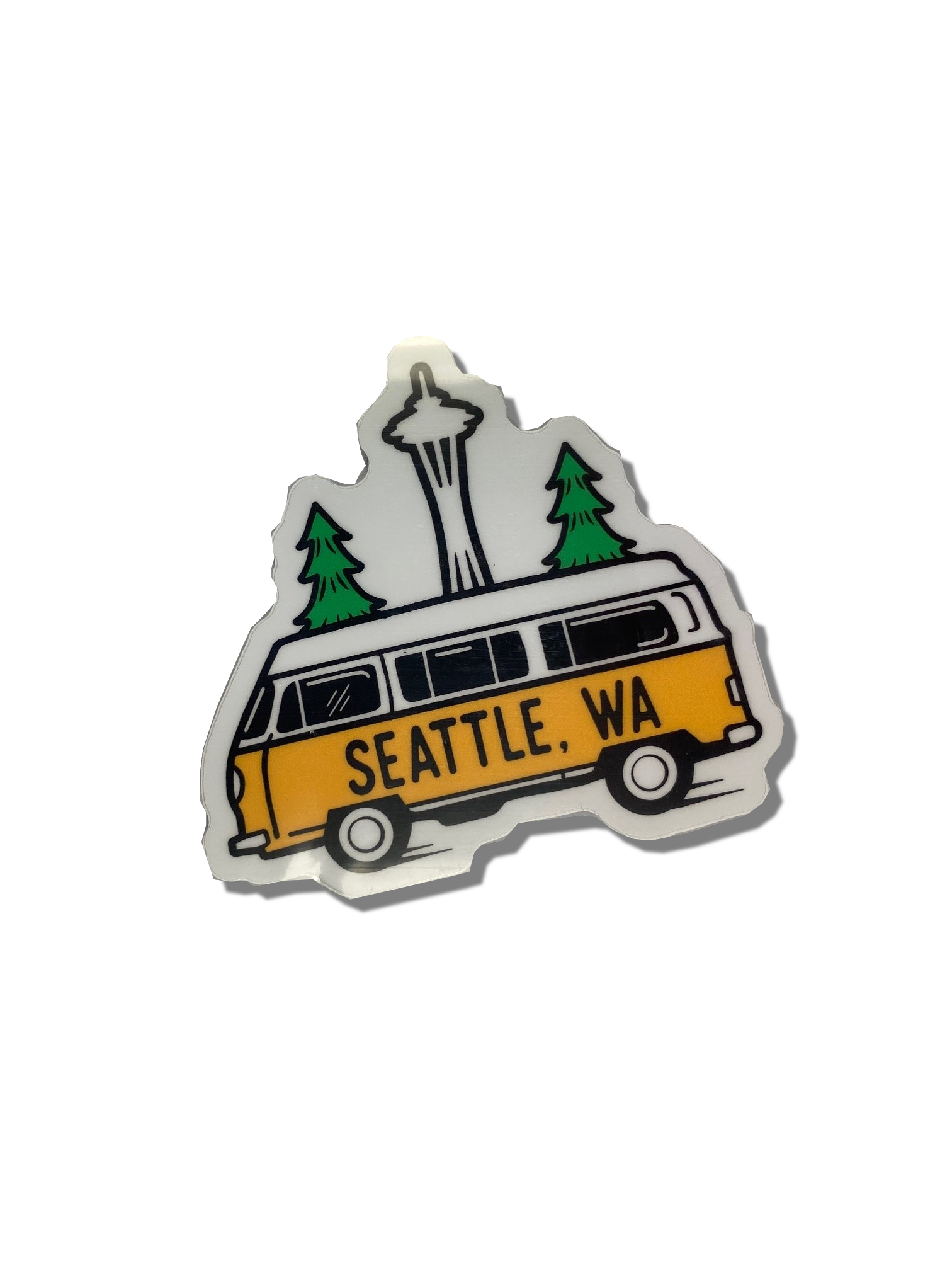 Seattle Bus Sticker – SpaceBase Gift Shop